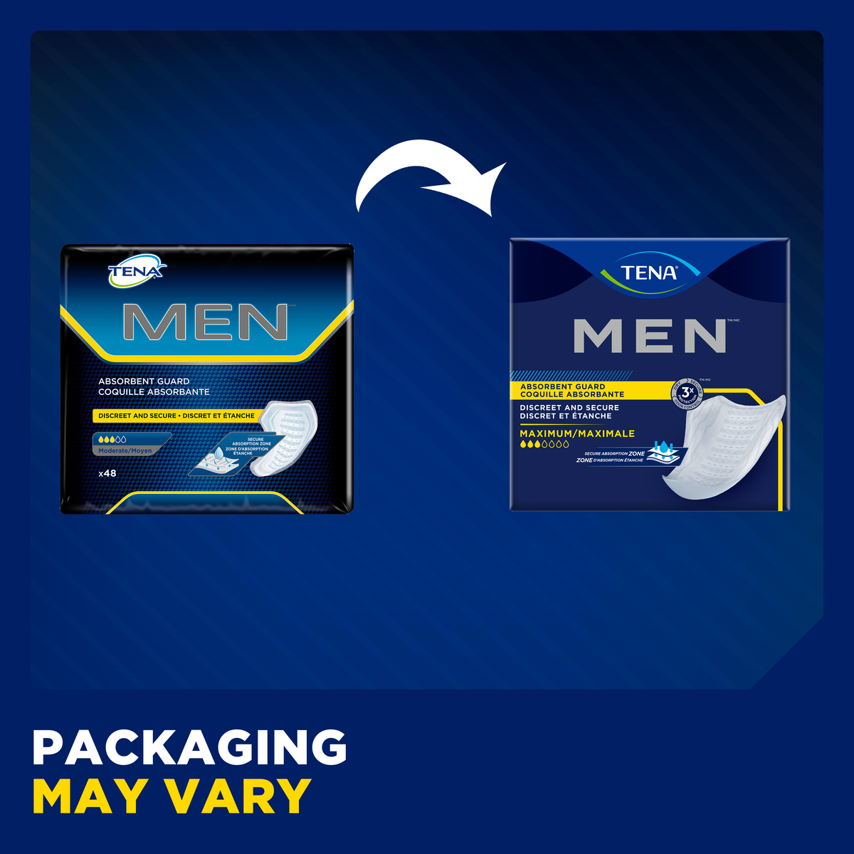 TENA Mens Maximum Incontinence Guards – TENA US Store