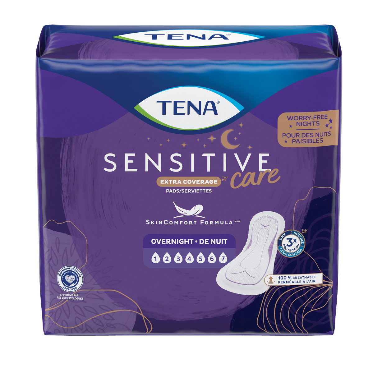 TENA Sensitive Care Overnight Pads – TENA US Store