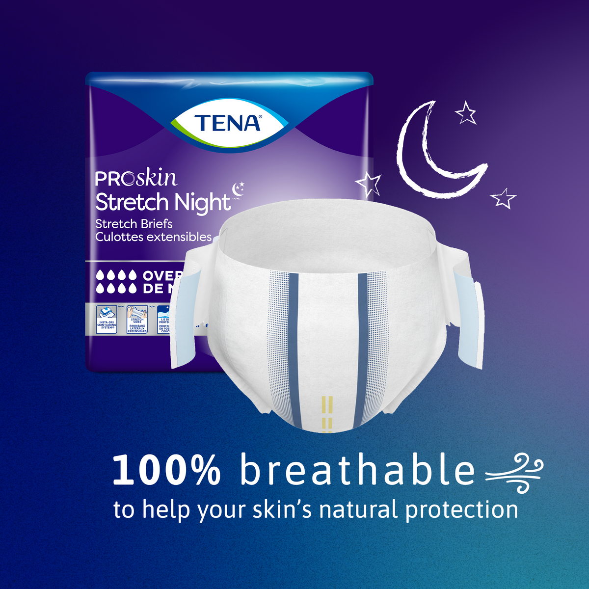TENA PROskin Overnight Stretch Brief – TENA US Store