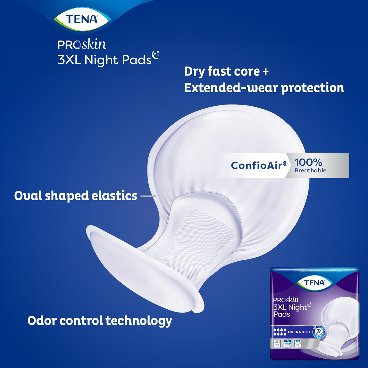 TENA ProSkin 3XL Overnight Pads – TENA US Store